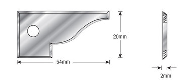 CNC Router Bit Inserts - Multi-Purpose Profile Carbide Knives | Solid ...