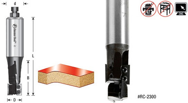 CNC Router Bits - Up & Down Shear Inserts for Precision Finish
