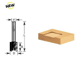 Mortising Router Bits - Clean Cut Economy Hinges & Locksets Tool