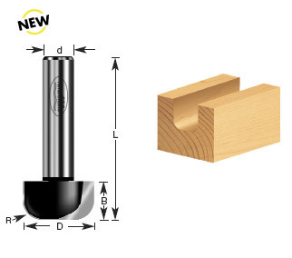 Tray Router Bits - Economy, Smooth Cut, Carbide, 3-in-1 Plunge