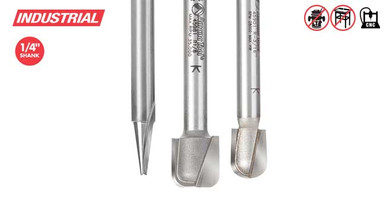 CNC Router Bit Set AMS-186 - Signmaking & Engraving Tools