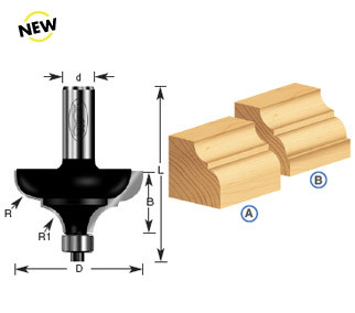 Cove & Bead Router Bits - Classical Economy Series | Woodworking Tools