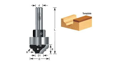 Plunge Router Bits - Economy Upper Ball Bearing Style | Woodworking Tools