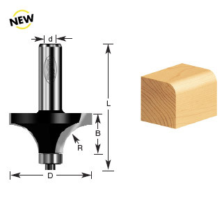 Roundover Router Bits - Economy Corner Rounding Tool