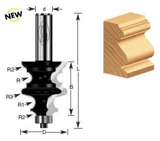 Architectural Molding Router Bits - Economy Series | Carbide-Tipped ...