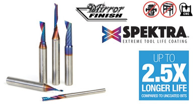 CNC Plastic Router Bits Set - Extreme Tool Life Coating, Save 25%