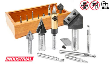 CNC Signmaking Router Bits Amana Tool 8-Pc Collection - Save 25%