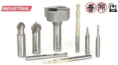 CNC Signmaking Router Bit Set - Amana Tool, Save on 8-Pc Collection