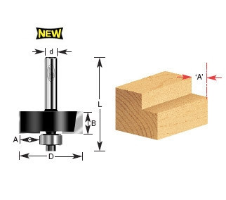 Rabbet Router Bits - Amana & Timberline - Versatile Cutting