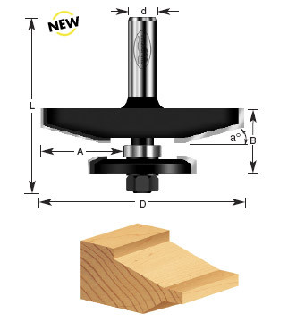 Raised Panel Router Bits with Back Cutter - Carbide-Tipped | Router ...