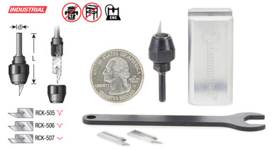 CNC Engraving Insert Tool Set - Industrial Carbide Knives