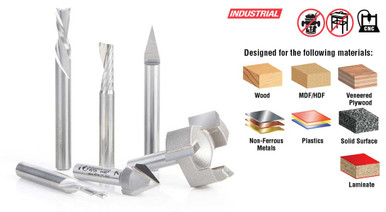 CNC Router Bit Set 6-Pc 1/4" Shank - Amana Tool Savings