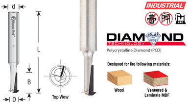 PCD Router Bits for Lamello P-System - CNC Diamond Tooling