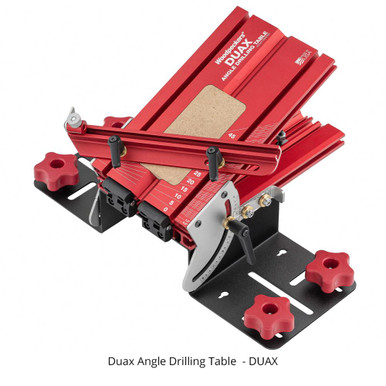 Angle Drilling Table Woodpeckers Duax - Precision Drill Accessory
