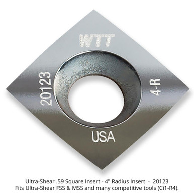 Ultra-Shear Square Insert Tool - Woodpeckers 20123 Woodturning Cutter