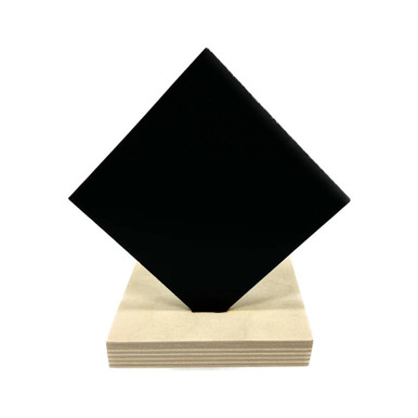 Black Acrylic Sheets - Matte Finish, Glossy Side