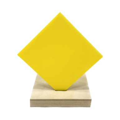 Yellow Cast Acrylic Sheets - Smooth & Glossy