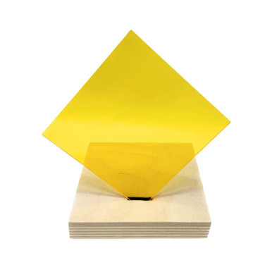 Yellow Cast Acrylic Sheets - Smooth & Glossy