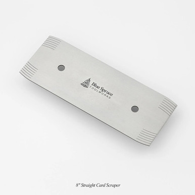 Blue Spruce 8 Inch Card Scraper - CRDSCRP-8
