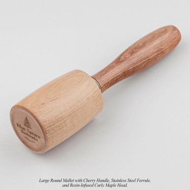 Blue Spruce Round Mallet 16oz Cherry Handle - MRDCH16SS
