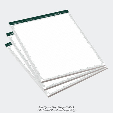 Blue Spruce Toolworks Notepad 3-Pack Essentials