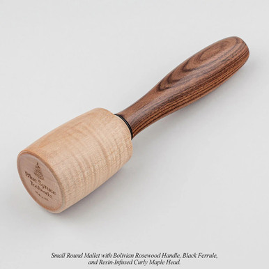 Blue Spruce Round Mallet 11-13 Oz - Bolivian Rosewood