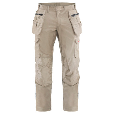 Blaklader FR Stretch Utility Pants - Stone - Waist Size: 34 - Inseam: 32