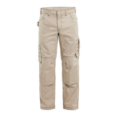 Blaklader FR Pants without Utility Pockets - Stone - Waist Size: 32 ...