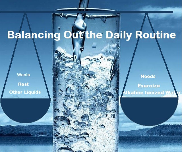 Balancing Out the Daily Routine - Alkaline Water Plus