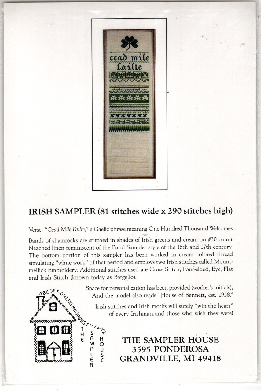 The Sampler House IRISH SAMPLER Eileen Bennett