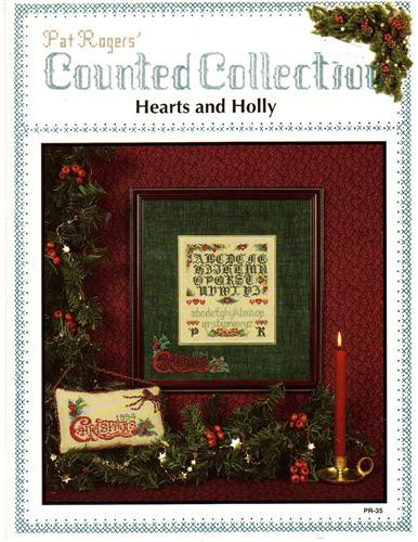 Pat Rogers Counted Collection HEARTS AND HOLLY