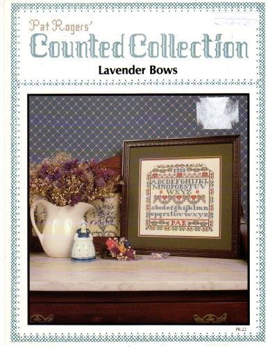 Pat Rogers Counted Collection LAVENDER BOWS