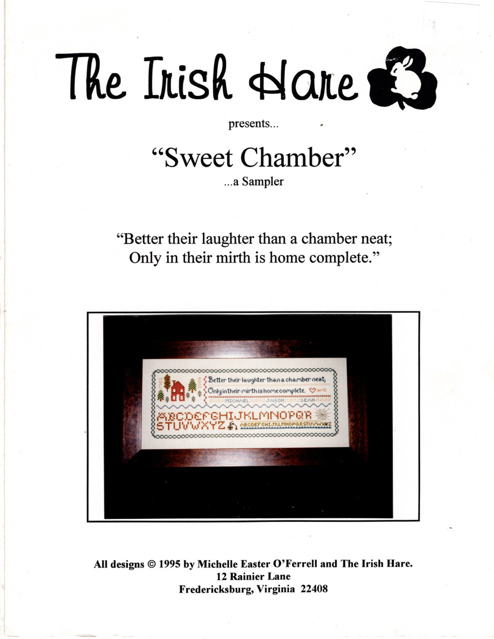 The Irish Hare SWEET CHAMBER A Sampler