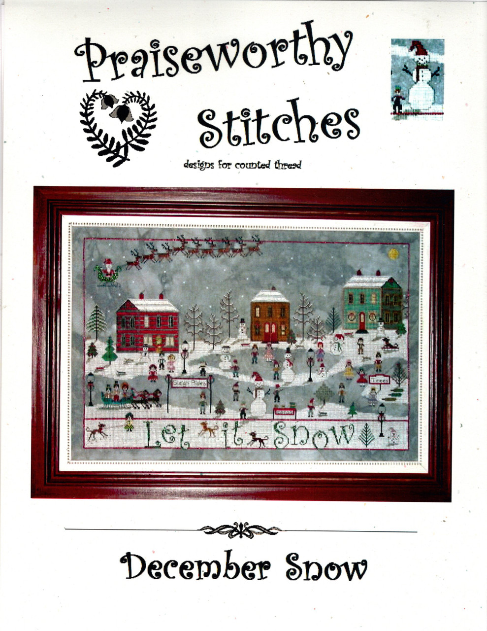 Praiseworthy Stitches DECEMBER SNOW