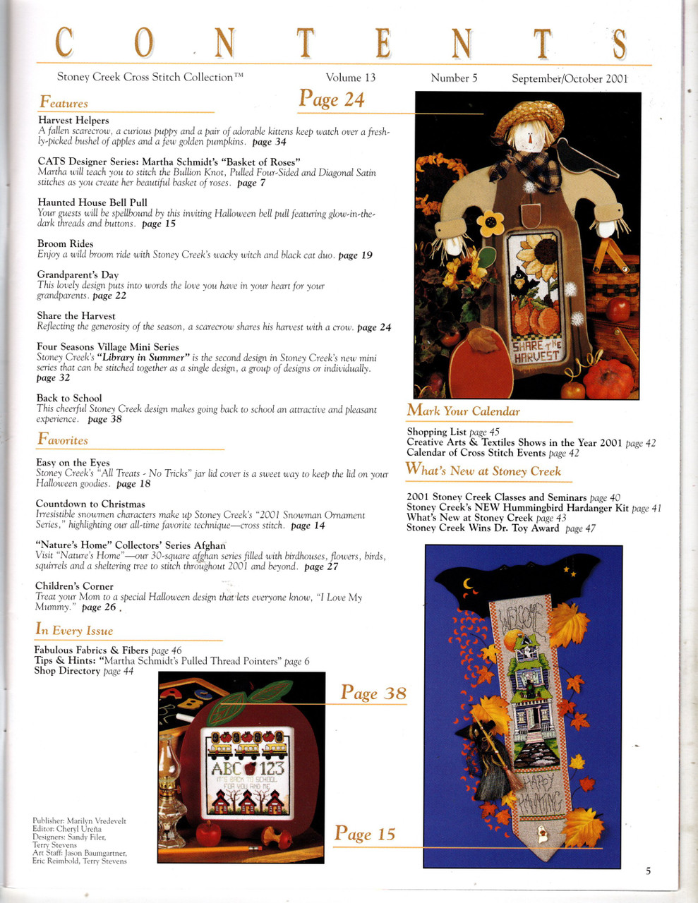 Stoney Creek MAGAZINE September/October 2001