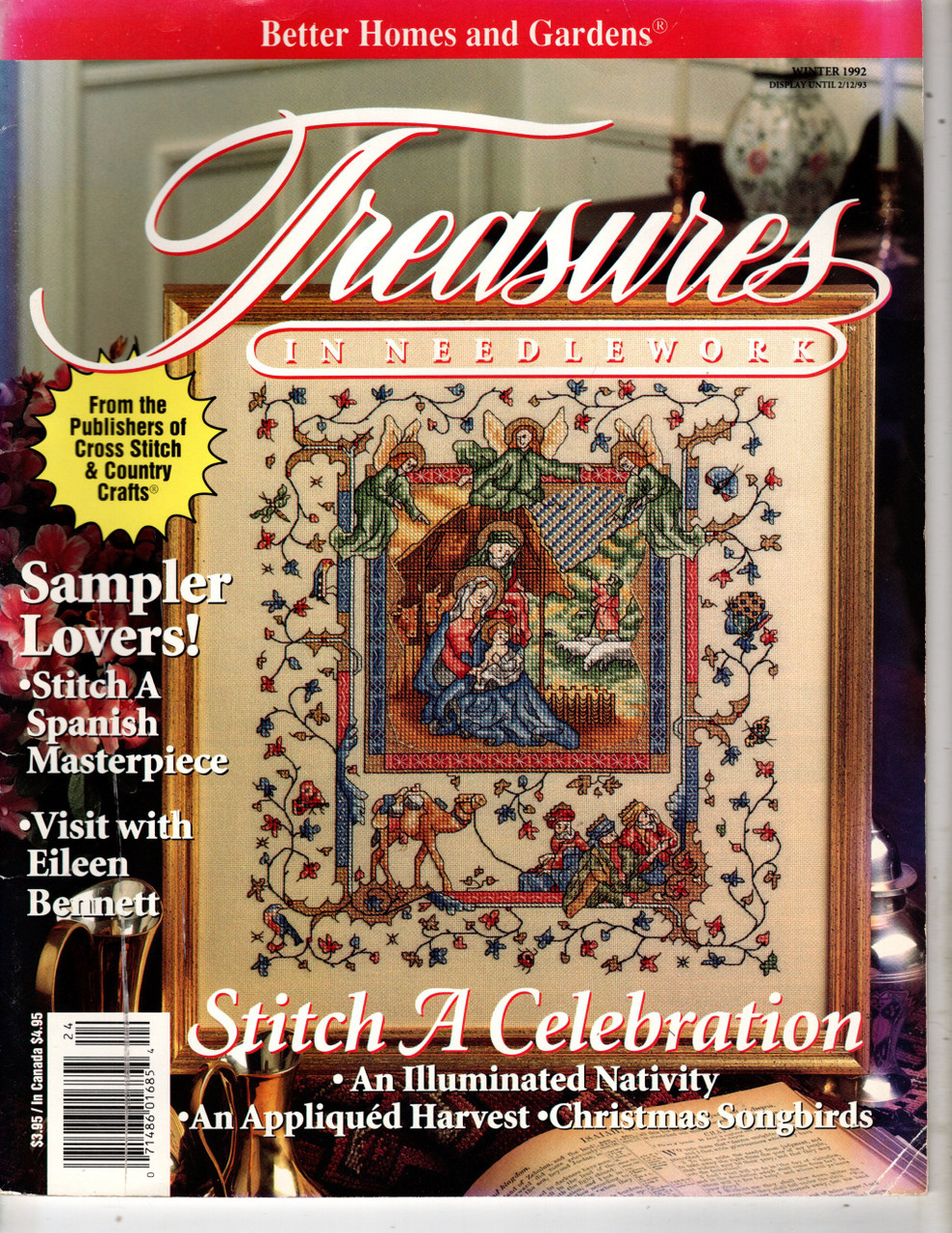 TREASURES IN NEEDLEWORK MAGAZINE Winter 1992