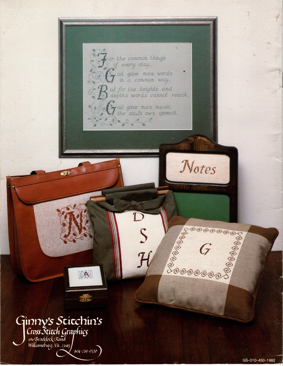 Ginny's Stitchin's CALLIGRAPHY in Cross Stitch