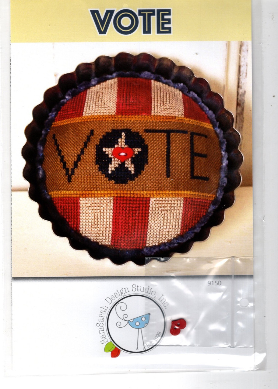 Sam Sarah Design Studio VOTE with button