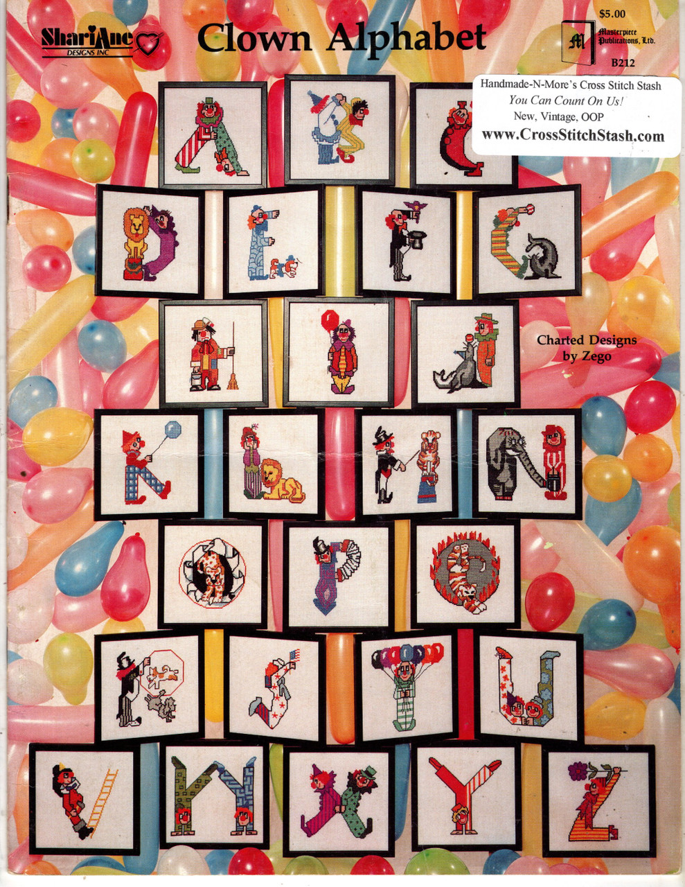 Shariane CLOWN ALPHABET Masterpiece Publications