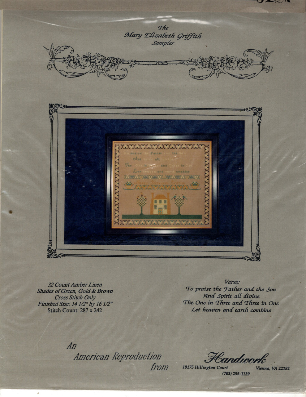 The Handwork Sampler Collection THE MARY ELIZABETH GRIFFITH SAMPLER