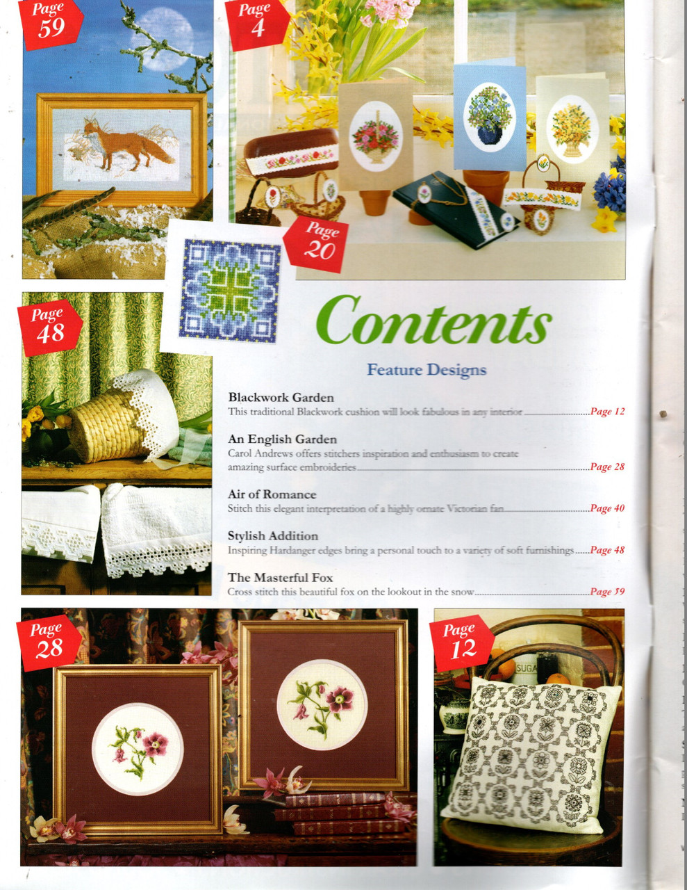 Mary Hickmott's NEW STITCHES Magazine No. 59 Bands and Borders Supplement