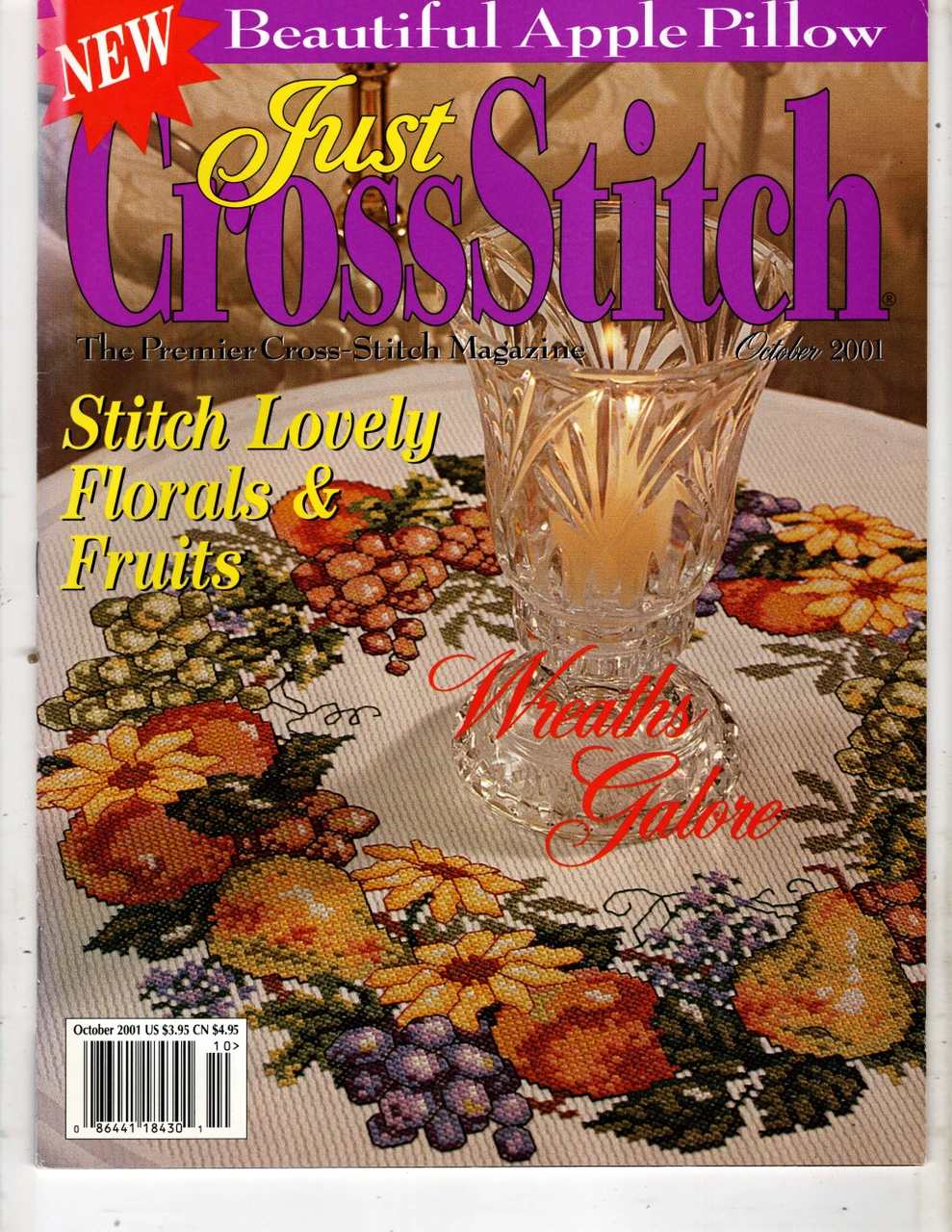 Just Cross Stitch MAGAZINE October 2001