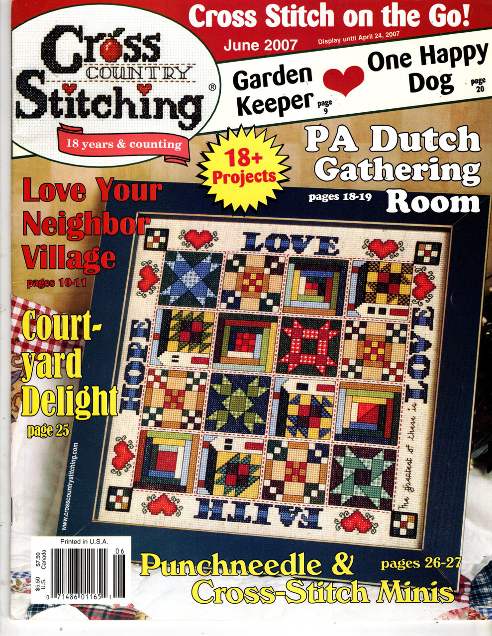 CROSS COUNTRY STITCHING MAGAZINE June 2007