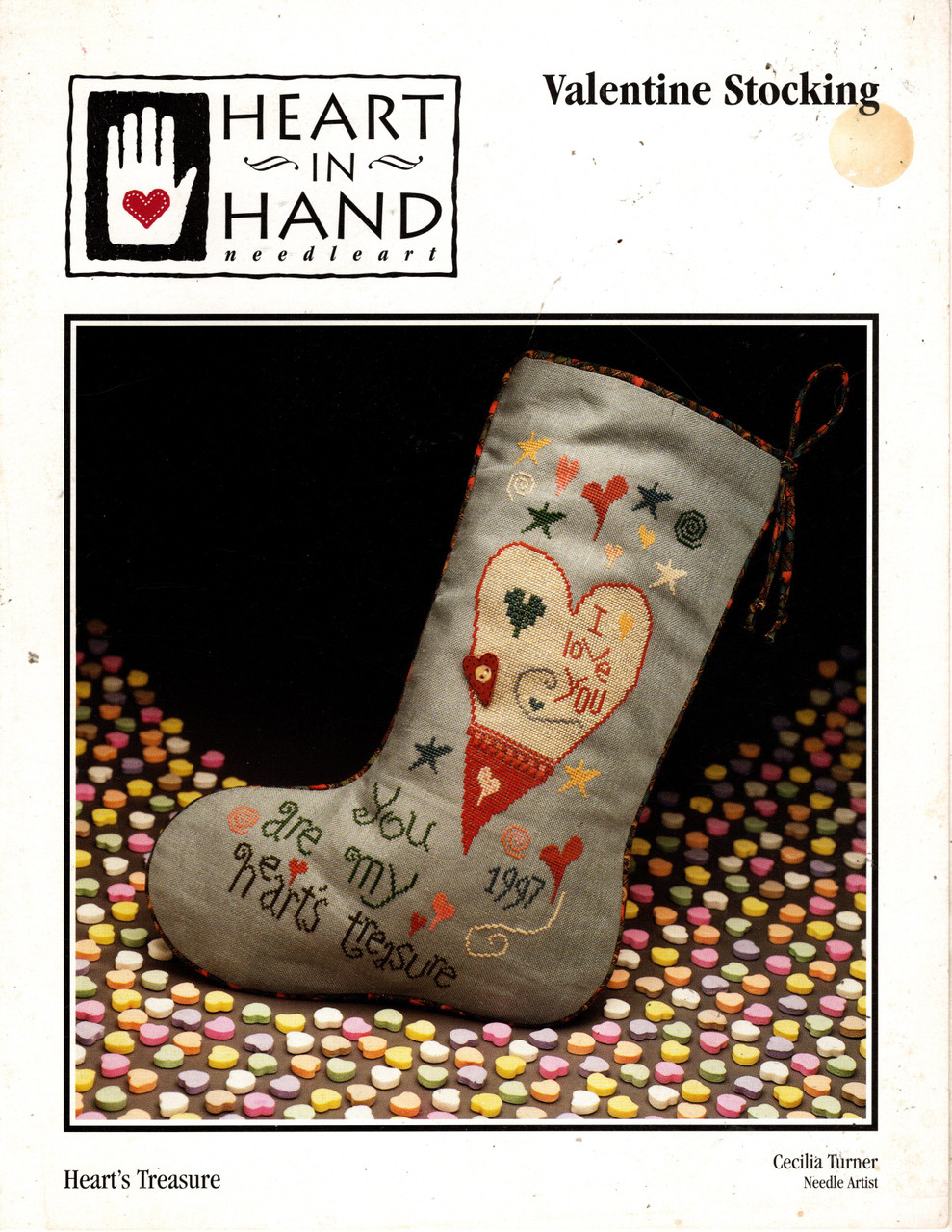 Heart in Hand VALENTINE STOCKING Heart's Treasure