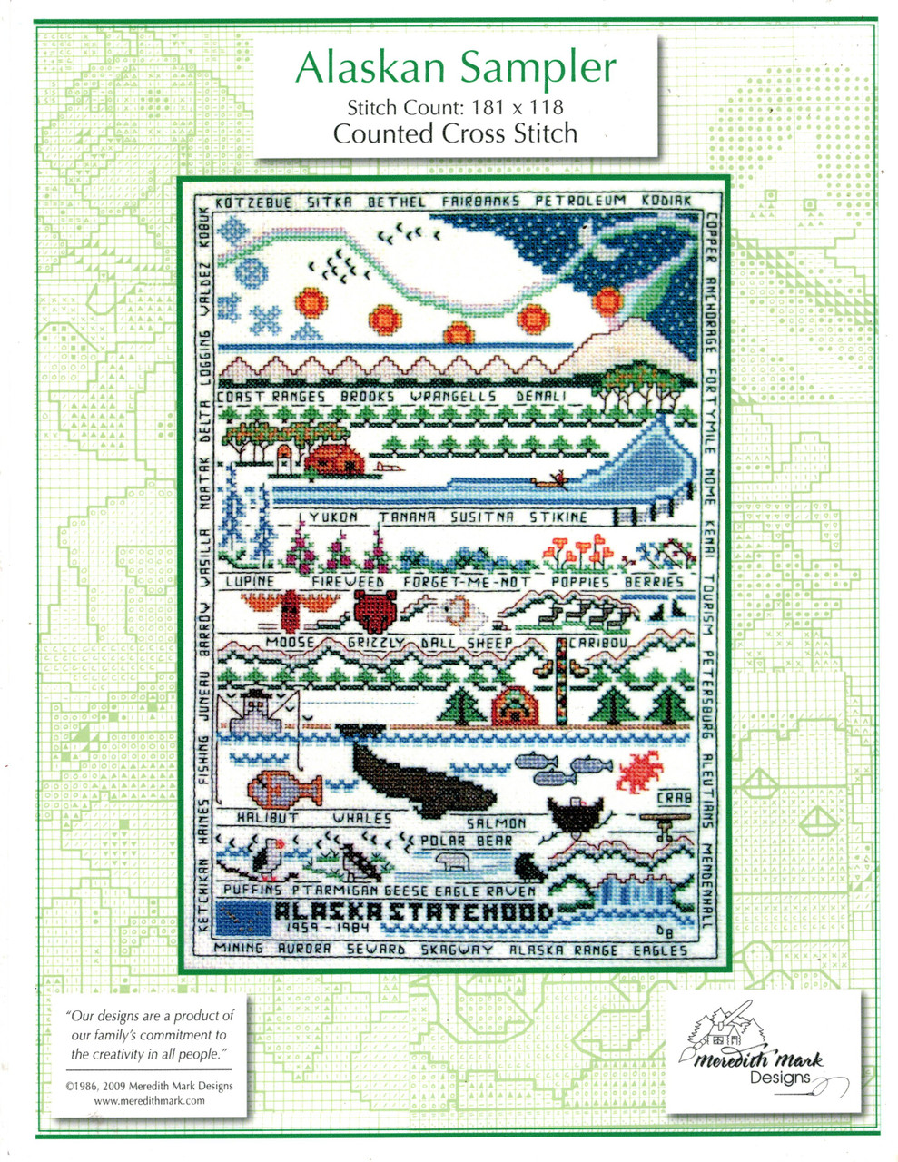 Meredith Mark Designs ALASKA Sampler