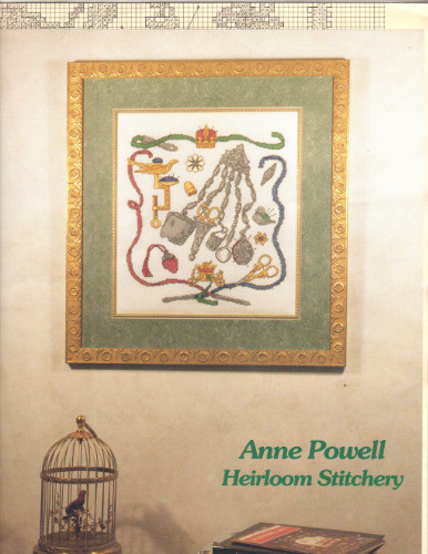 Anne Powell Heirloom Stitchery ANTIQUE SEWING TOOLS SAMPLER