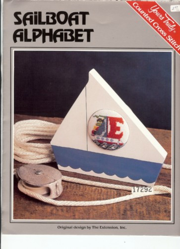 Yours Truly SAILBOAT ALPHABET
