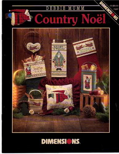 Dimensions COUNTRY NOEL Debbie Mumm