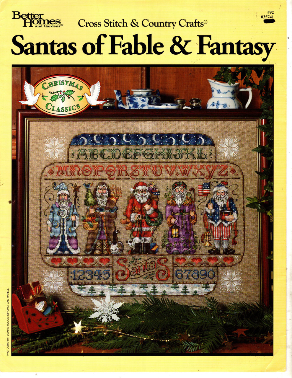 BH&G Cross Stitch & Country Crafts SANTAS of FABLE & FANTASY