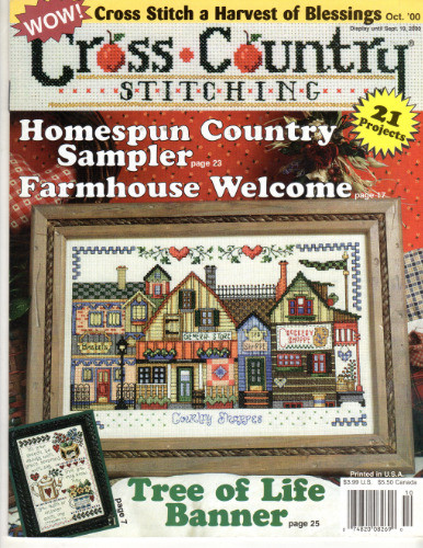 CROSS COUNTRY STITCHING MAGAZINE October 2000